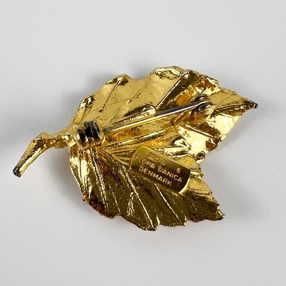 Flora Danica | Jewelry | Vintage Flora Danica Denmark Gold 925 Sterling ...